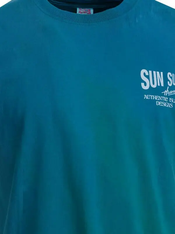 SUN SURF Surfer-graphic T-shirt