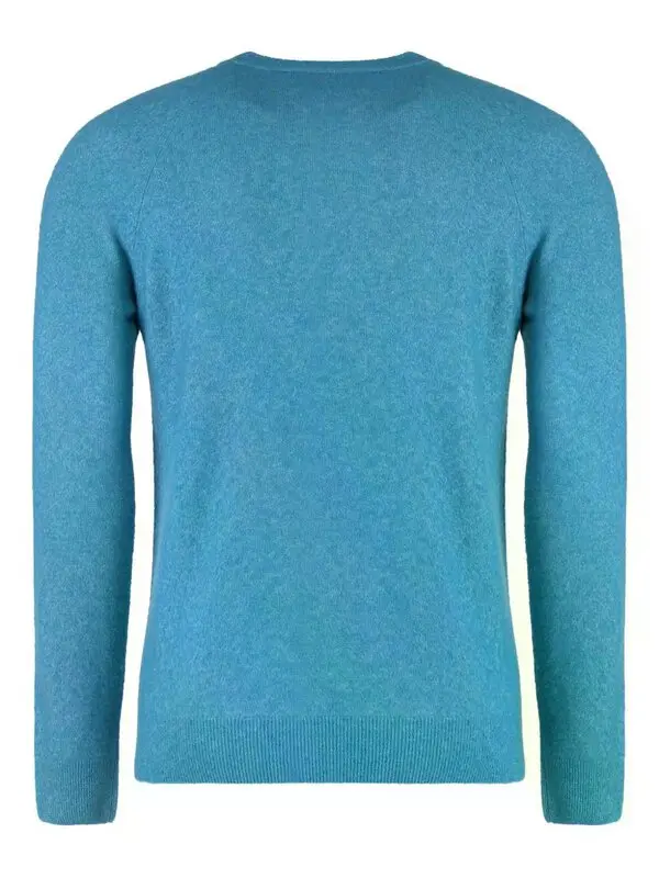 MOORER Ribbed Crew-neck Sweater