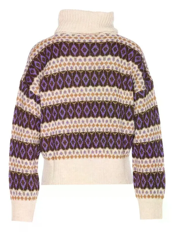 Liu Jo Patterned High-neck Sweater