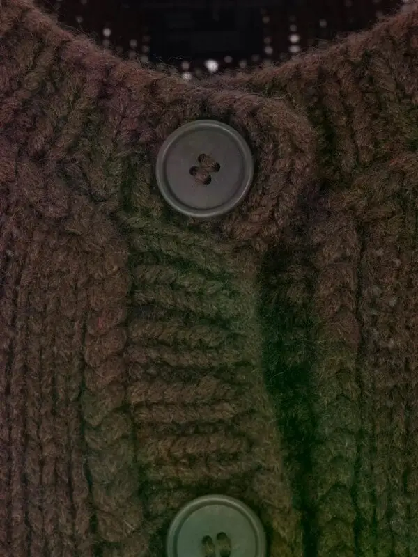 WOMMELSDORFF BERLIN Patch-pocket Button Cashmere Cardigan