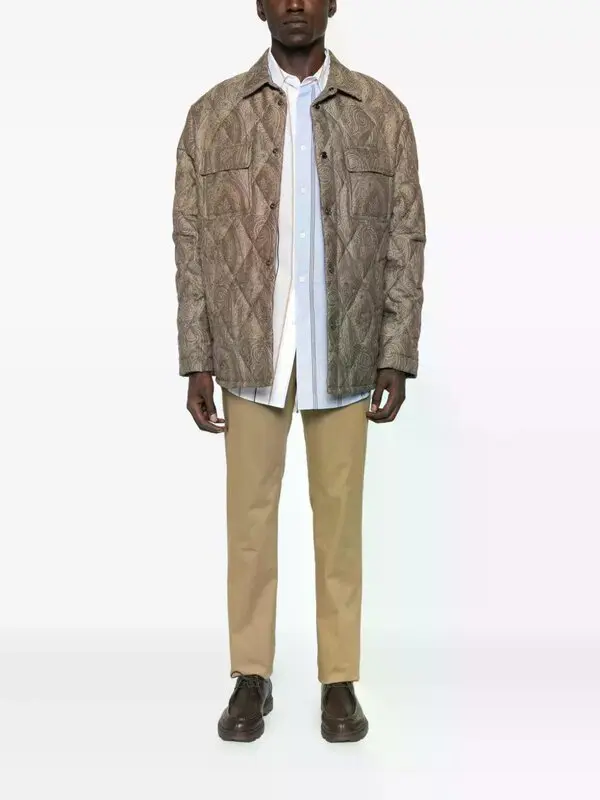 Etro Frayed-hem Trousers