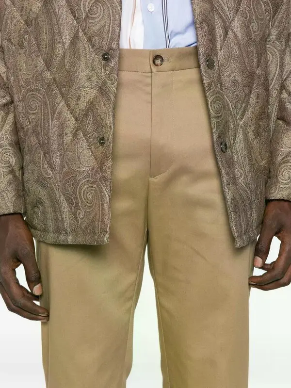 Etro Frayed-hem Trousers