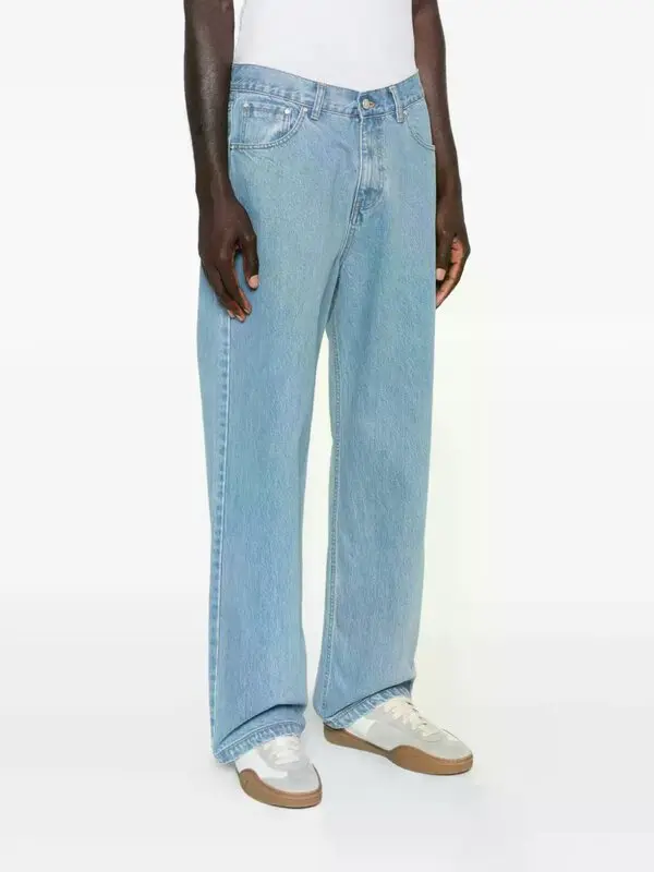ARTE ANTWERP Light-wash Straight-leg Jeans