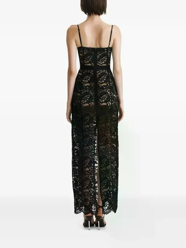 2310 STUDIO Lace-insert Sleeveless Maxi Dress