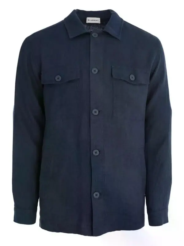BLUEMINT Double-pocket Linen Shirt