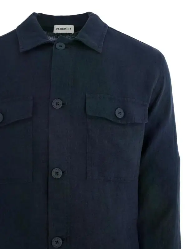 BLUEMINT Double-pocket Linen Shirt