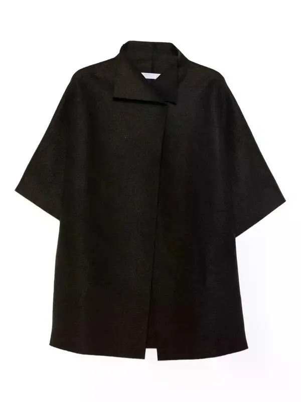 Harris Wharf London Short-sleeve Collared Coat