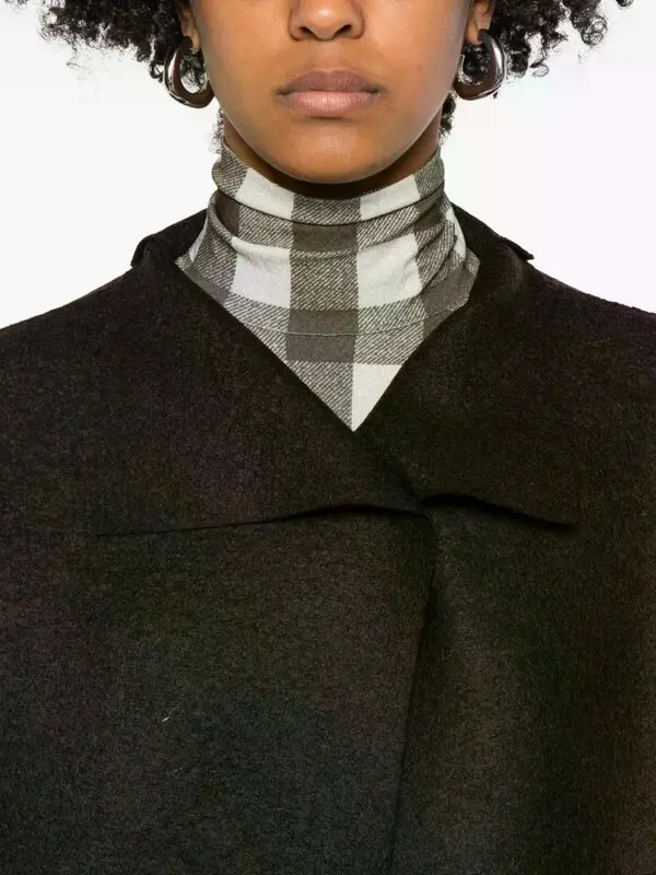 Harris Wharf London Short-sleeve Collared Coat