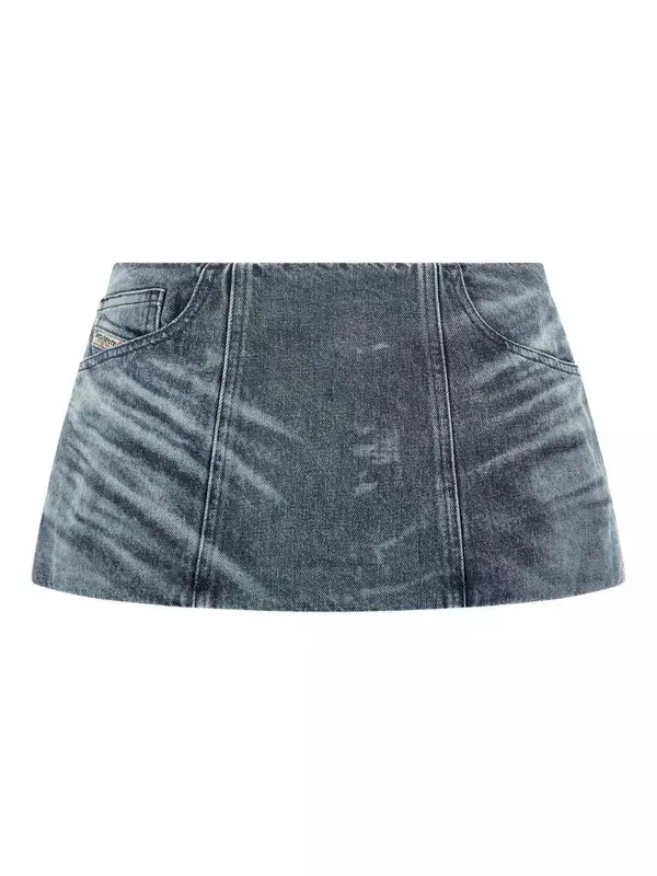 DIESEL® De-nora Denim Mini Skirt