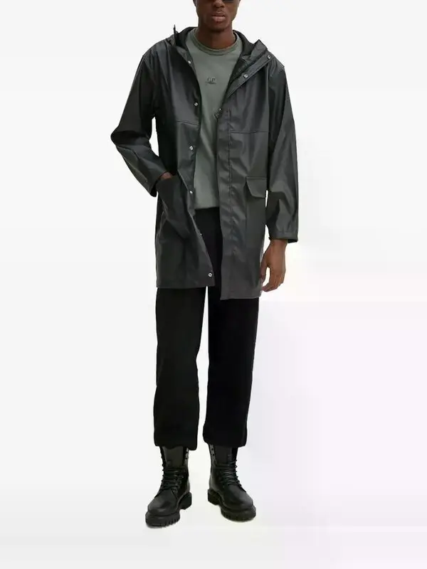 Herschel Supply Co. Hooded Flap-pocket Raincoat