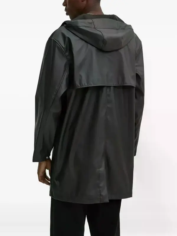 Herschel Supply Co. Hooded Flap-pocket Raincoat