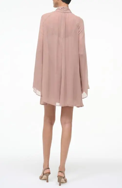 Staud Esther Long Sleeve Mini Dress