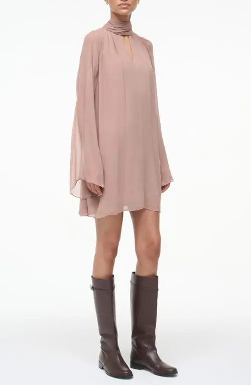 Staud Esther Long Sleeve Mini Dress