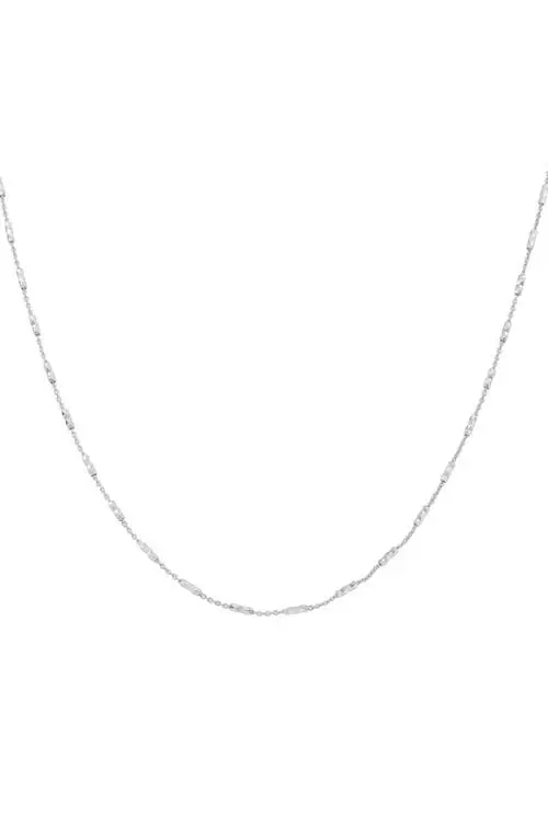 BEARFRUIT JEWELRY Sterling 18k -plated Juliana Necklace - Silver