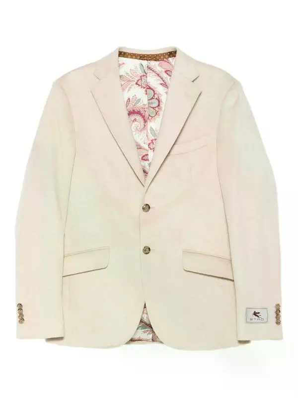 Etro Paisley-lined Cashmere Jacket