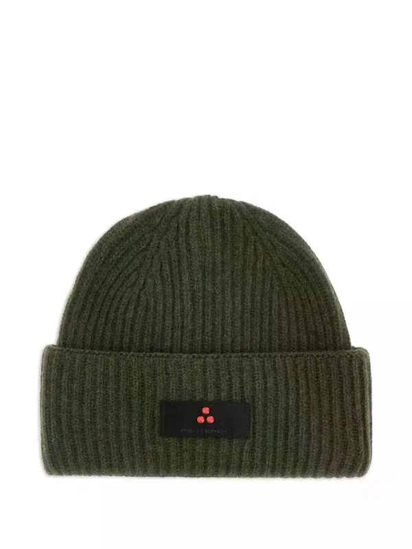 Peuterey Ribbed Beanie - Green