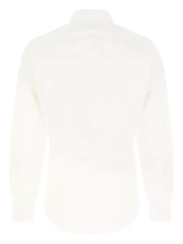 BARBA NAPOLI Long-sleeve Button-cuff Shirt - Neutrals