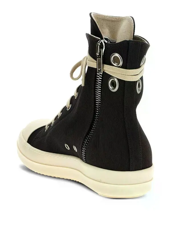 Rick Owens Lace-up Zip Sneakers