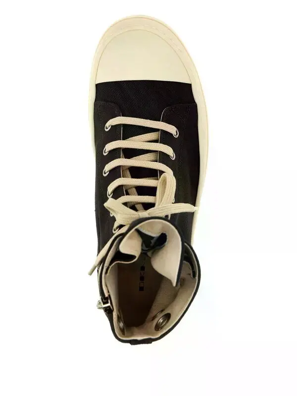 Rick Owens Lace-up Zip Sneakers