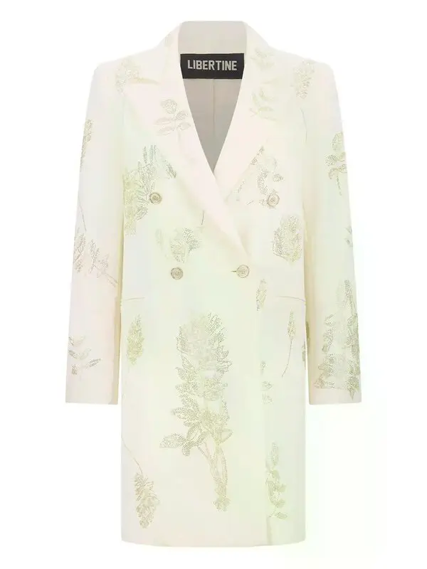 Libertine Floral-print Double-breasted Coat