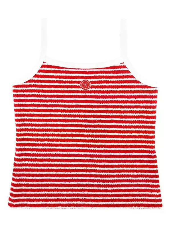 SPORTY & RICH Striped Sleeveless Top