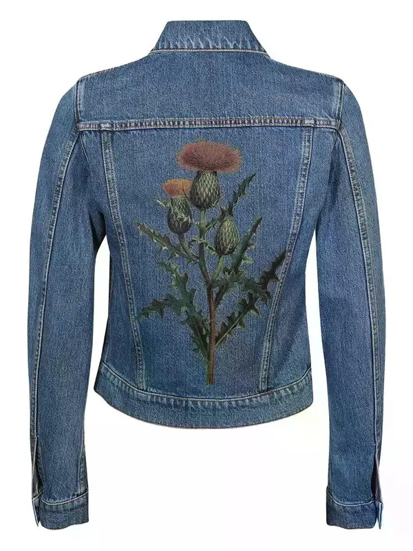 LANVIN Rabbit-patch Denim Jacket