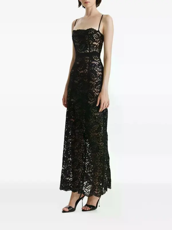 2310 STUDIO Lace Insert Sleeveless Maxi Dress