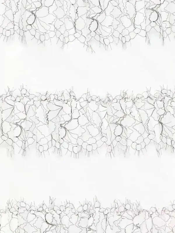 PARLOR Lace-banded Cotton T-shirt