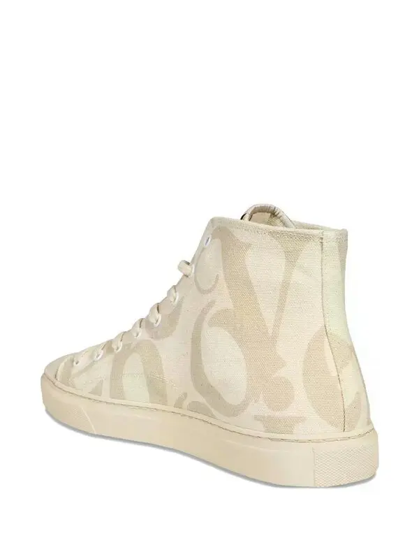 VIVIENNE WESTWOOD Orb-print High-top Sneakers
