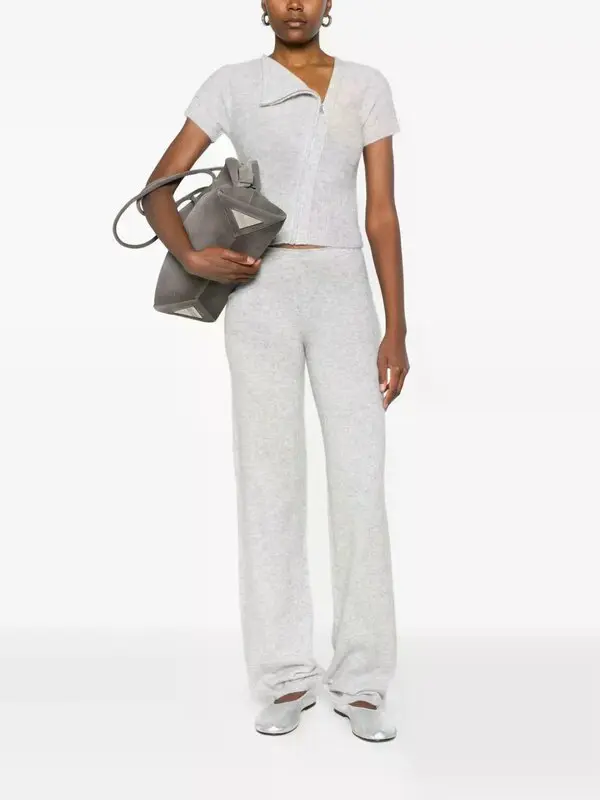 AYA MUSE Cashmere-blend Trousers - Grey