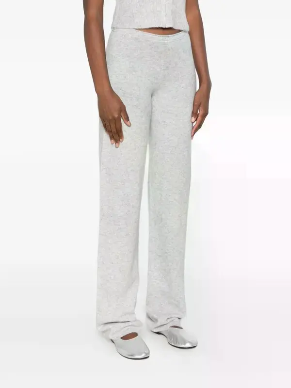 AYA MUSE Cashmere-blend Trousers - Grey