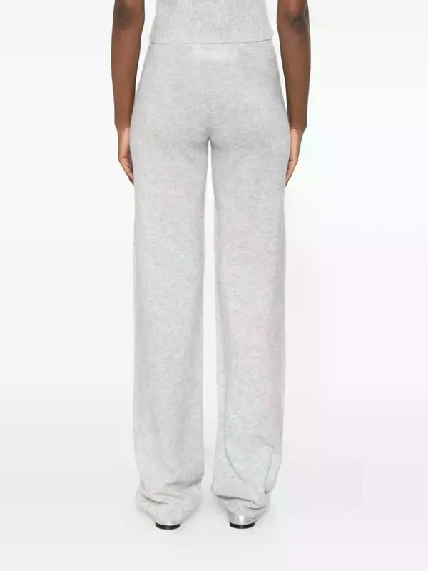 AYA MUSE Cashmere-blend Trousers - Grey