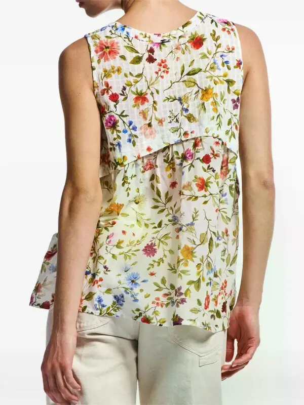 High Lithe Floral-print Top