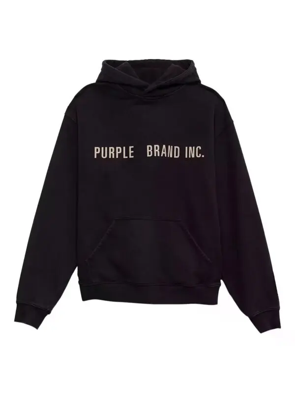 PURPLE BRAND Artifact Diamond-pattern Hoodie