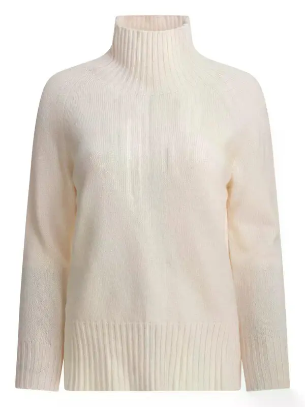 KANGRA High-neck Cashmere Sweater - Neutrals