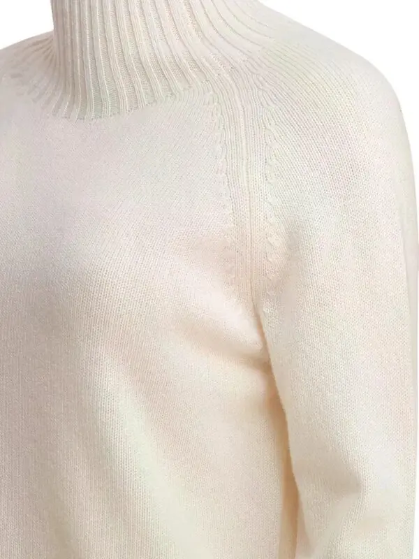 KANGRA High-neck Cashmere Sweater - Neutrals