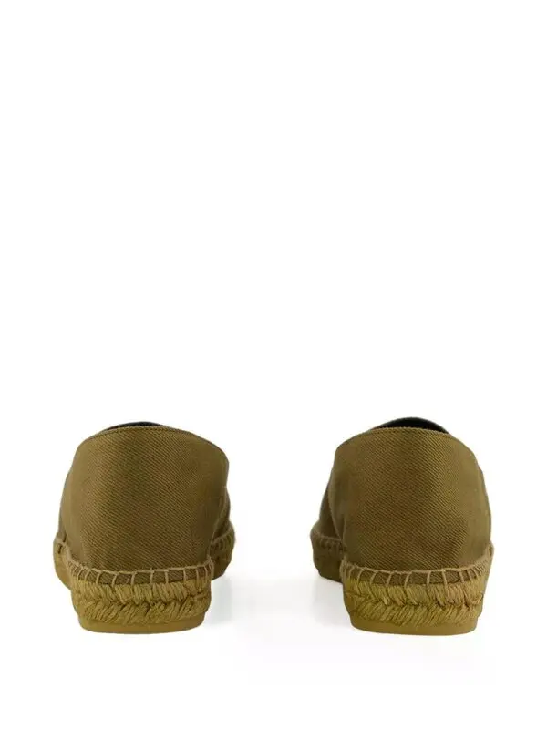Saint Laurent Rubber-sole Espadrilles - Green