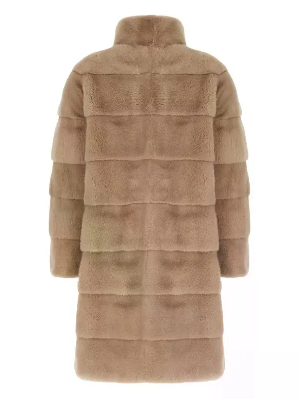 OLIVIA V Horizontal-panel Fur Coat