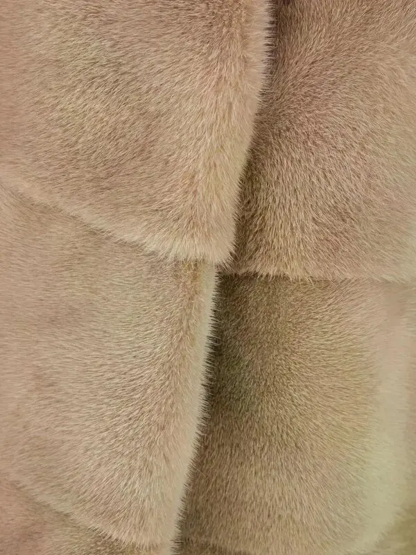 OLIVIA V Horizontal-panel Fur Coat