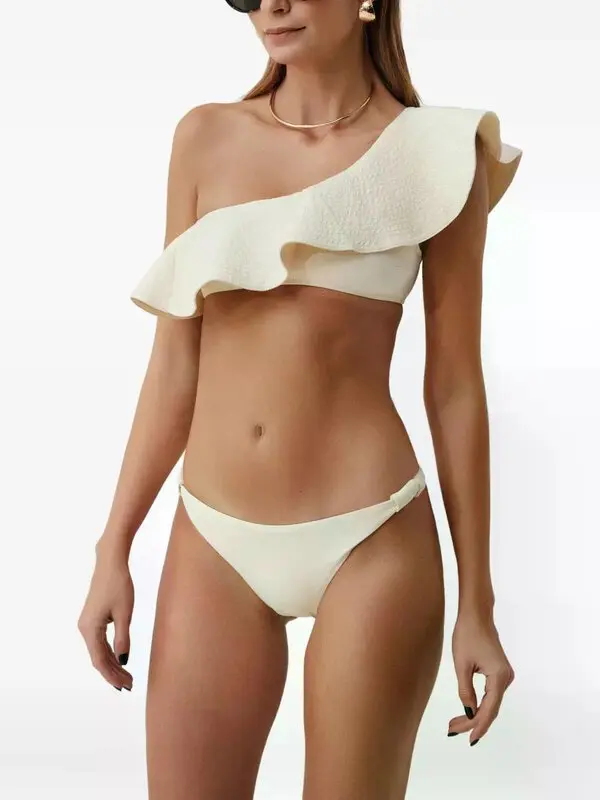 SOFIA ERHAN Florence Asymmetric Ruffled Bikini