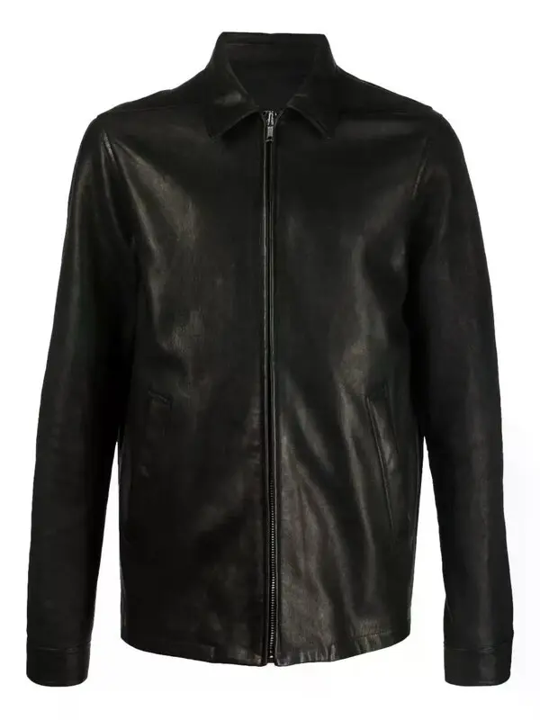 Rick Owens Zip-front Leather Jacket