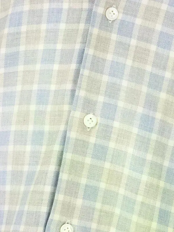 BARBA NAPOLI Checked Button-down Shirt