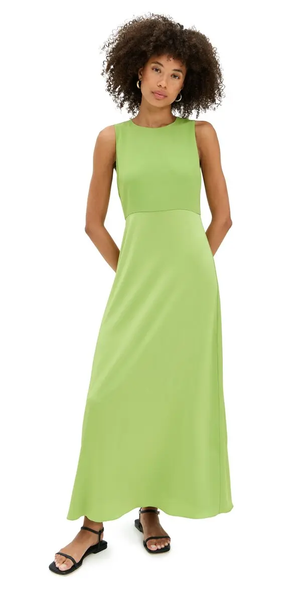 peridot bridesmaid dresses Peridot Deep Neckline – Vlora & Kaltrina
