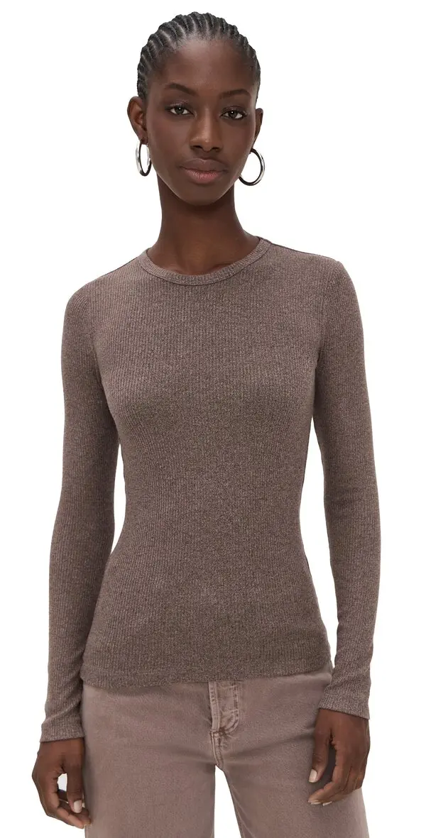 AGOLDE Delphi Slim Tee - Ceramic