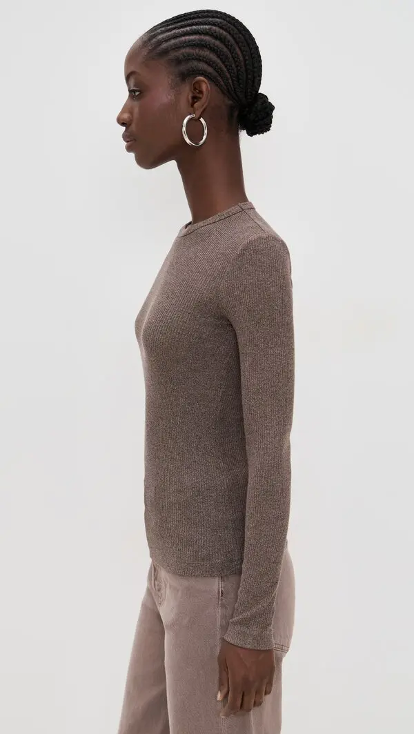 AGOLDE Delphi Slim Tee - Ceramic