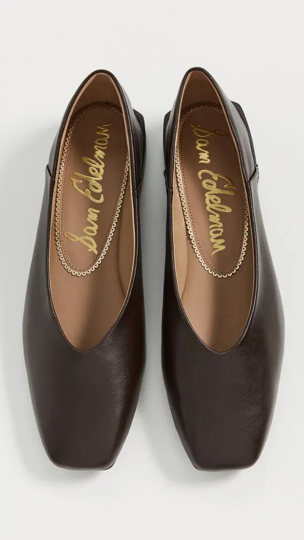 Sam Edelman Kasey Flats - Cafe Noir