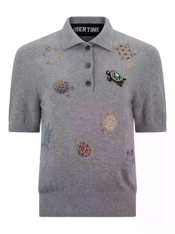 Libertine Embellished Polo Shirt