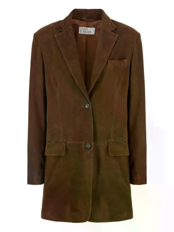 Giuseppe Di Morabito Suede Button Blazer
