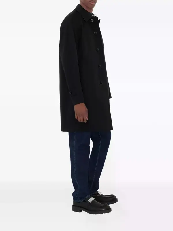 Burberry Mid-length Camden Heritage Car Coat - Black
