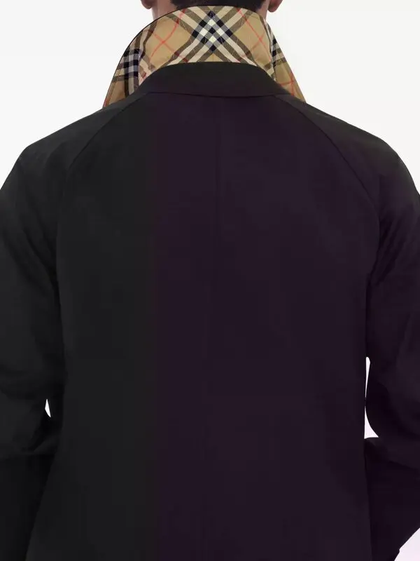 Burberry Mid-length Camden Heritage Car Coat - Black